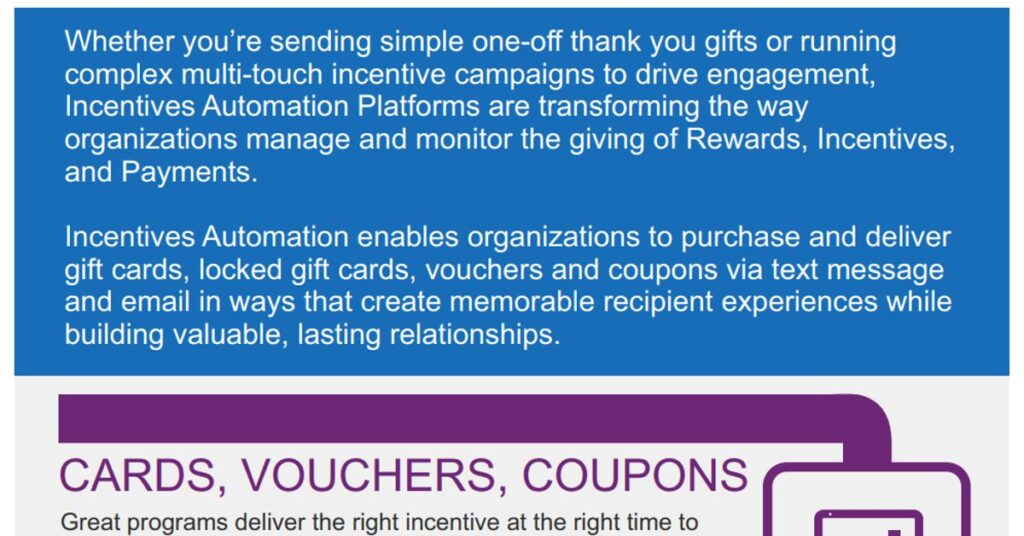 Incentives Automation is transforming gift card delivery - TruCentive